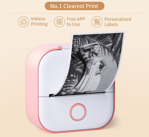 Insatvik™ Mini Printer Classic | Portable Wireless Thermal Printer